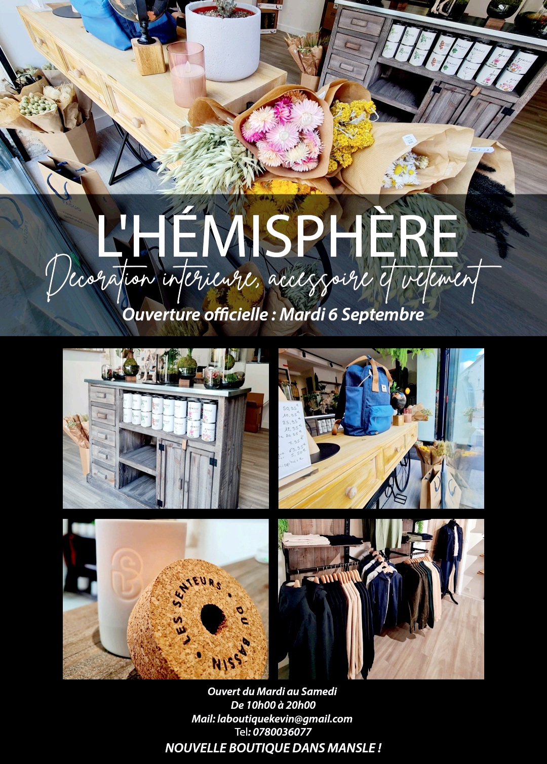 découvrez à Mansle la nouvelle boutique Hémisphère Concept store – Attitude